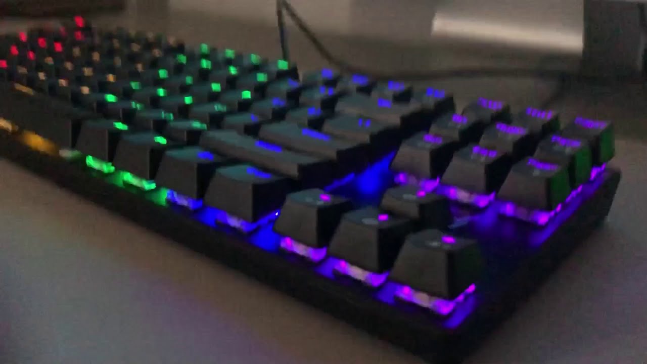 PICKTEK MECHANICAL WIRED KEYBOARD REVIEW - YouTube