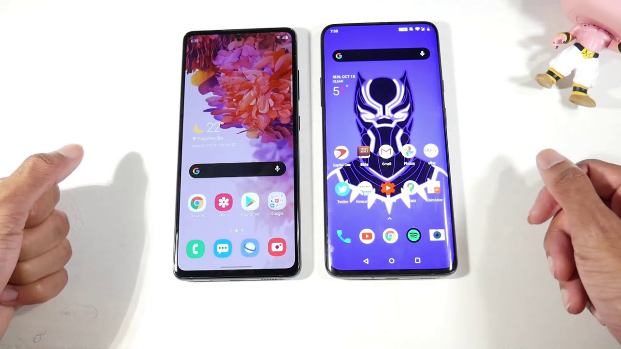 OnePlus 7 Pro VS Samsung Galaxy S20 FE (Cameras, Gaming & Speed) - YouTube