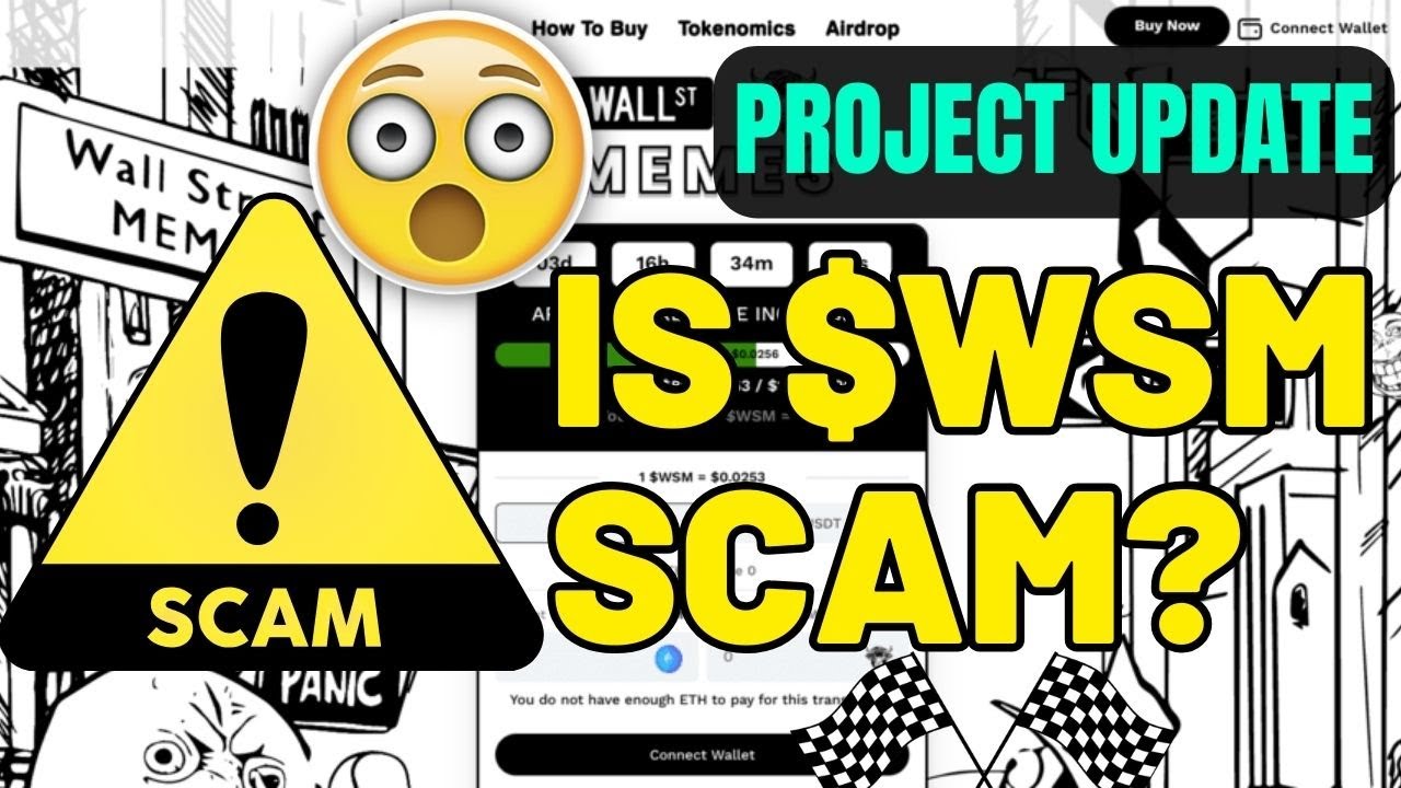 ⚠️ Is Wall Street Meme coin a SCAM? WSM crypto token distribution date ...