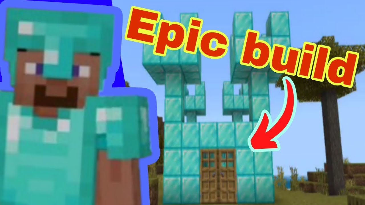 How to make a diamond castle in Minecraft (speed build) - YouTube