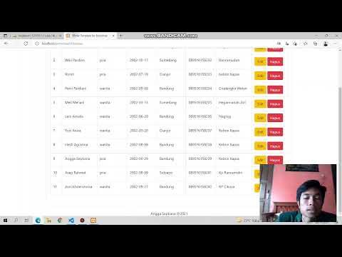 CRUD di Codeigniter - Tugas Pertemuan 14 Web Programming - YouTube