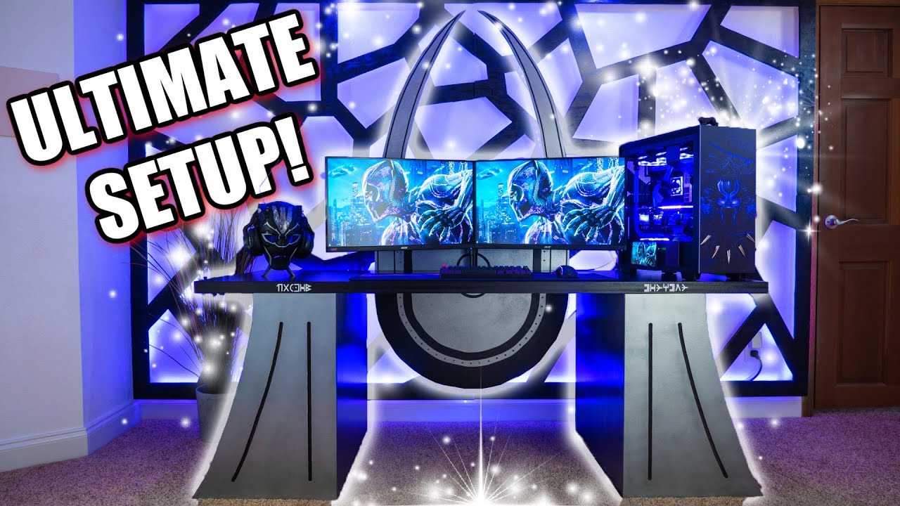 The ULTIMATE Black Panther Gaming Setup! - YouTube