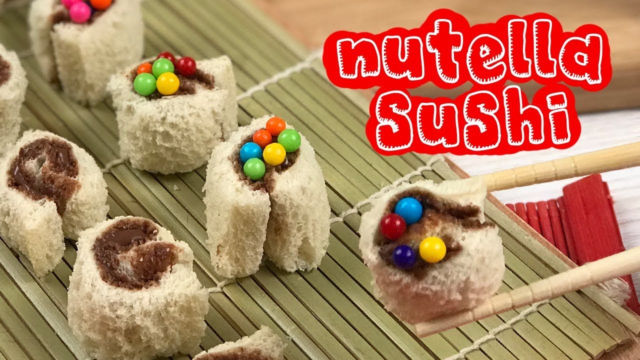 HOW TO MAKE NUTELLA SUSHI ROLLS - EZPZ ideas - YouTube