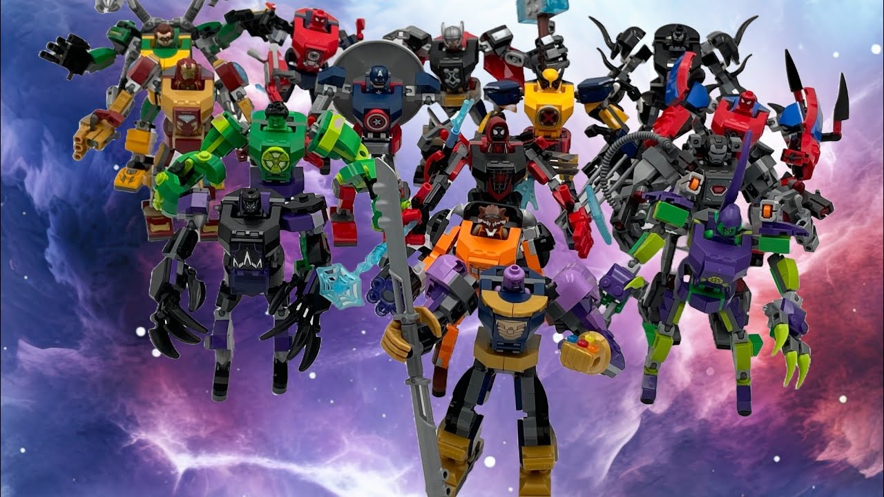 OMG MARVEL SUPER HERO ROBOTS ARE SO COOL 😎 💪🤩 - YouTube