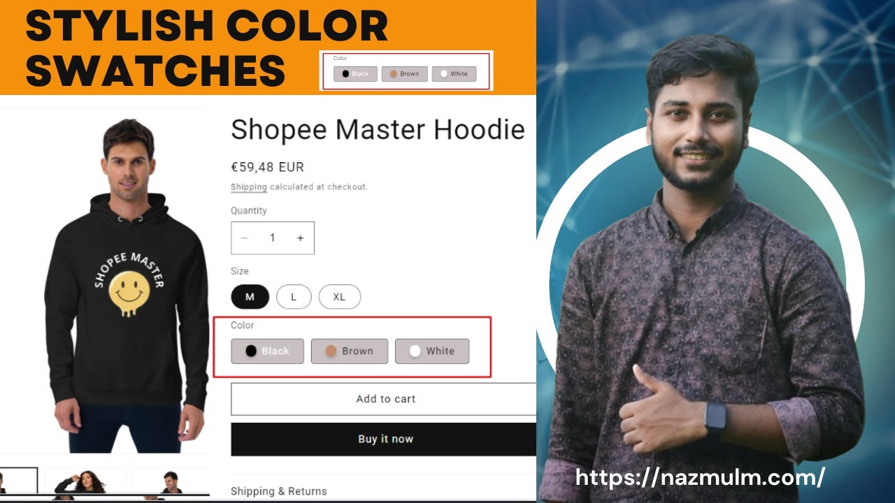 How to add stylish color swatches on your Shopify Store | Shopify ...