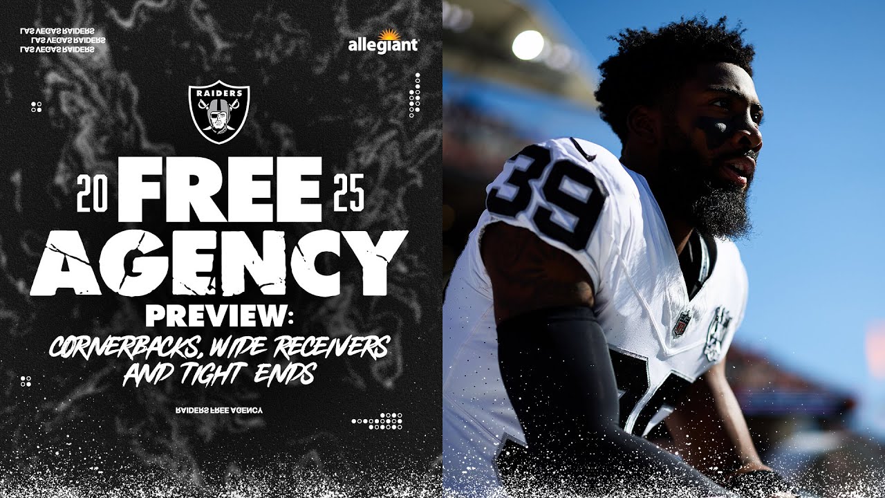 Raiders Wide Receivers, Cornerbacks and Tight Ends | 2025 NFL Free ...