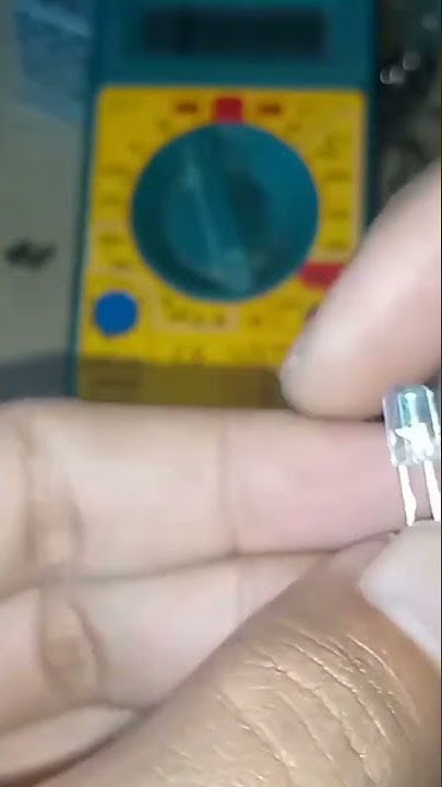 cara mengetahui kutub positif dan negatif dioda led dari luar - YouTube