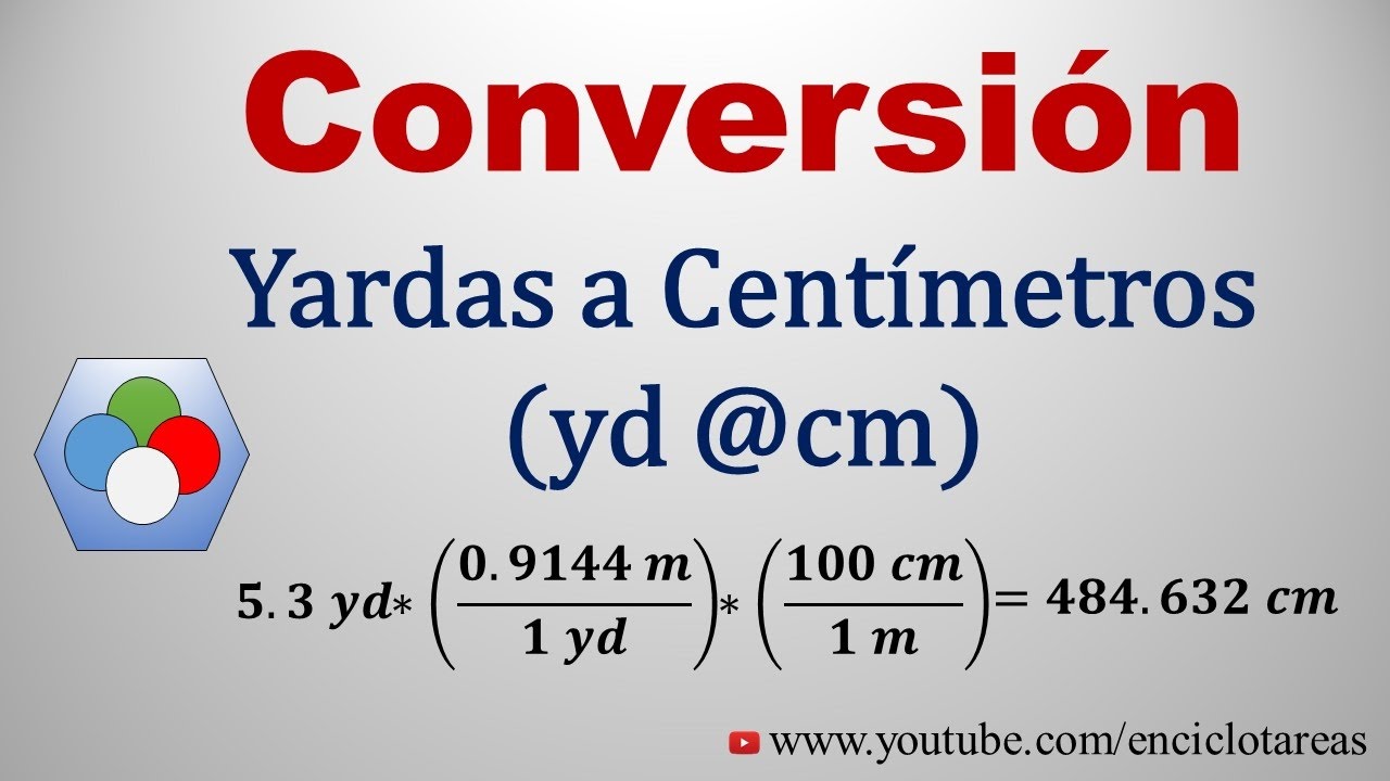 Convertir De Yardas A Centimetros yd A Cm Yards To Centimeters YouTube