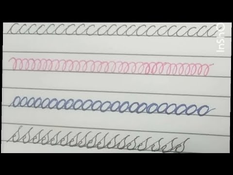 1. Basic strokes cursive writing|cursive writing|cursive|letters|art ...