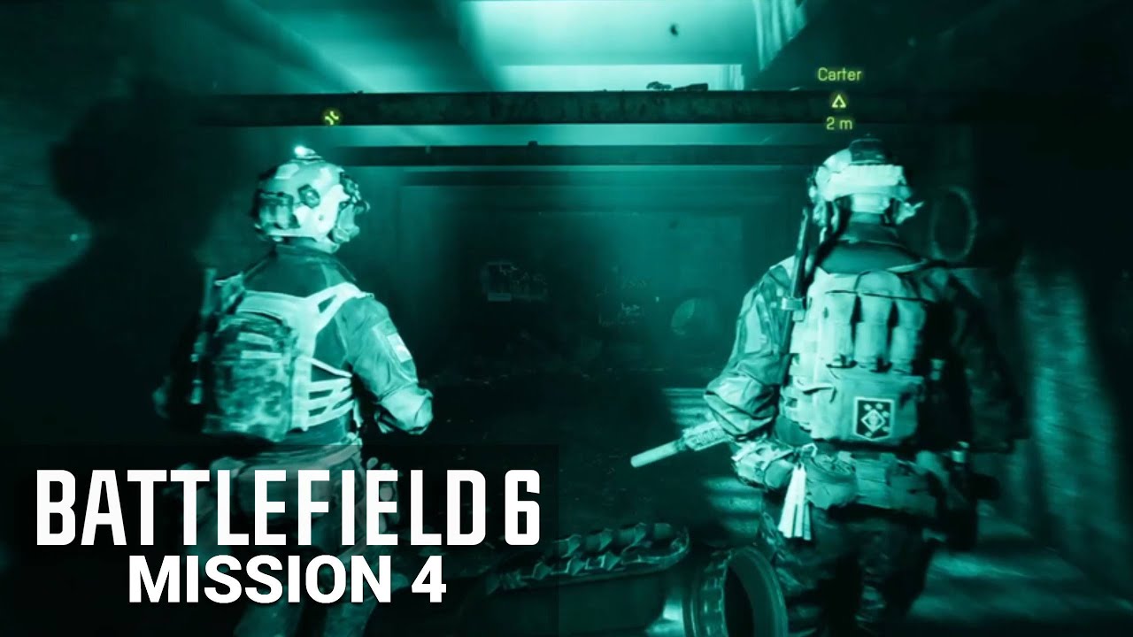 Battlefield 6 Campaign - Night Raid (Mission 4) - YouTube