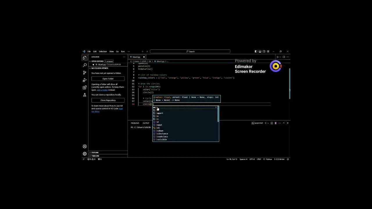 coding is fun #pythonprogramming - YouTube
