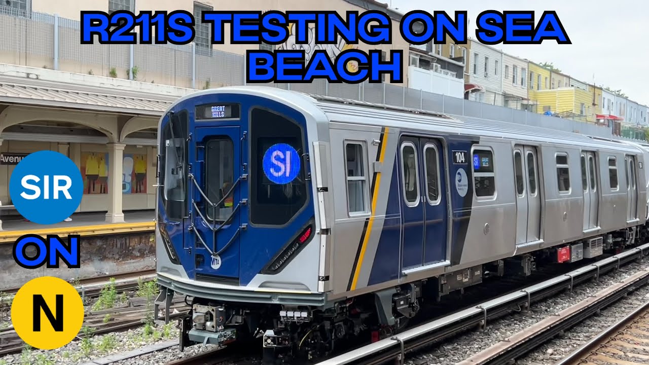 NYC Subway: Brand-new R211S testing on the Sea Beach Line (N)! (6/24/23 ...