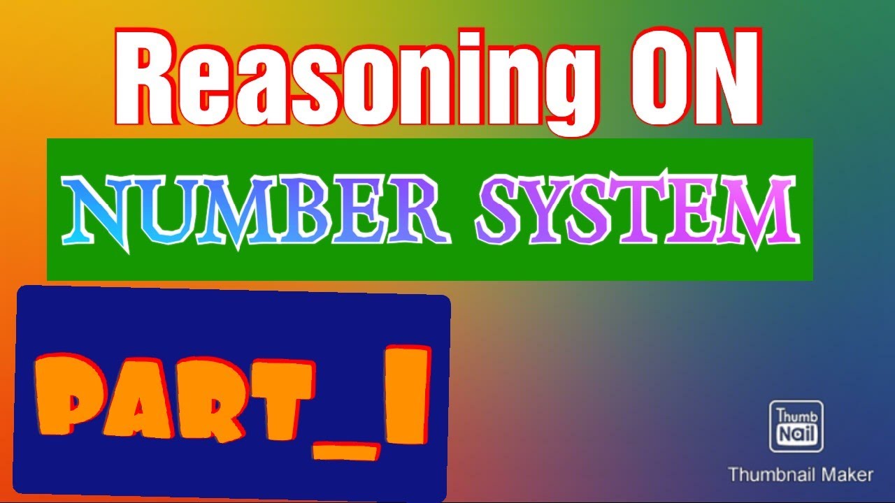 Reasoning questions on number system part_1. - YouTube