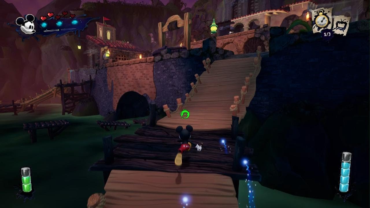 Disney Epic Mickey Rebrushed FULL GAME WALKTHROUGH GAMEPLAY PART18 ...