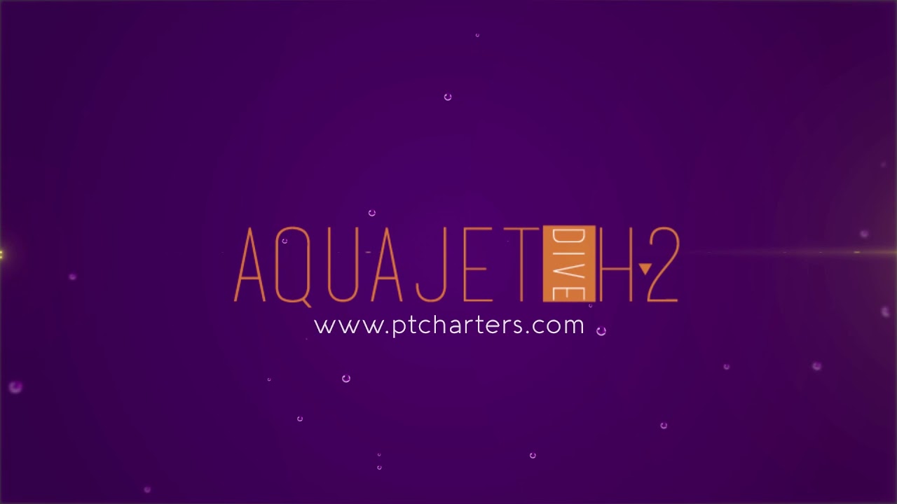 AquaJet Dive H2 splash logo purple - YouTube