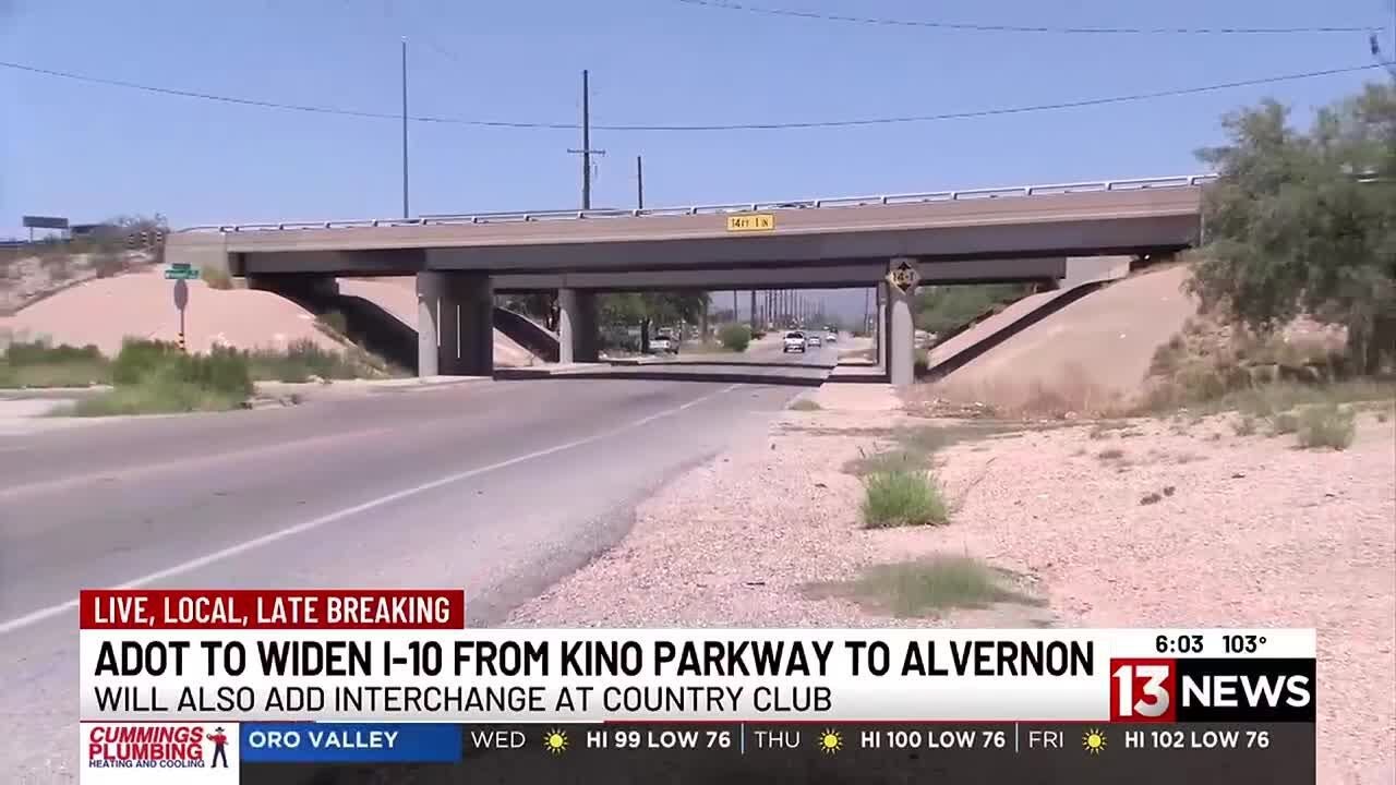 ADOT announces $600 million project to widen I-10 near Kino Parkway ...