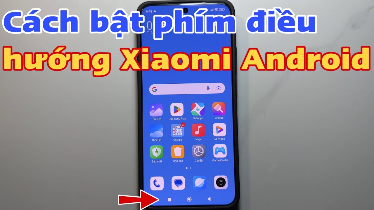 Cách bật phím điều hướng Xiaomi (Android) - YouTube