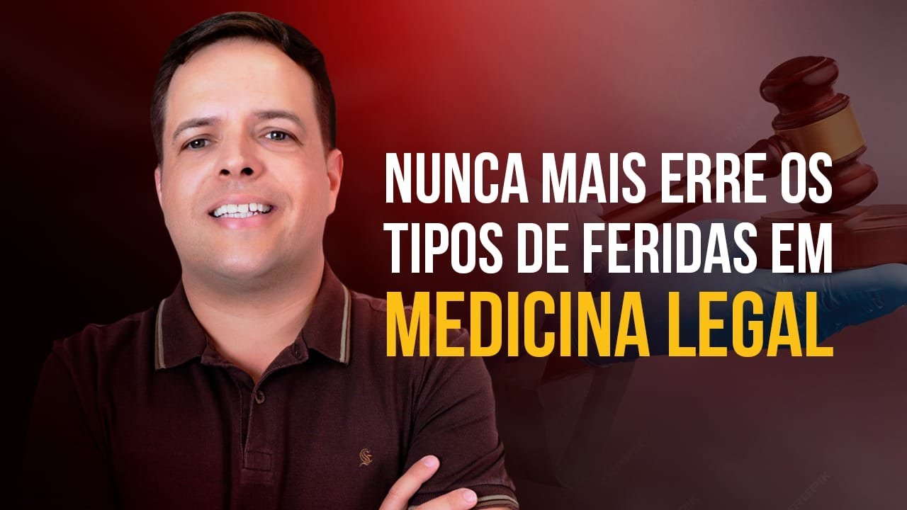 QUAIS SÃO OS TIPOS DE FERIDAS? | MEDICINA LEGAL | PROF. LAÉCIO CARNEIRO ...