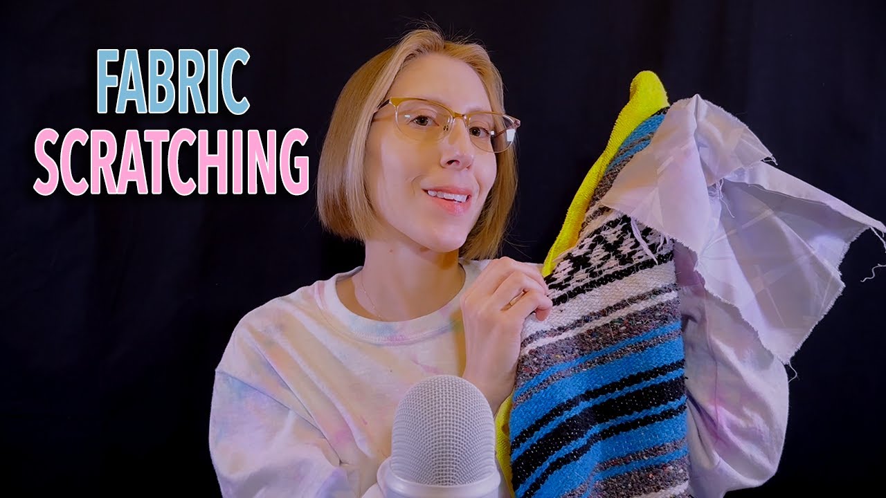 ASMR | Fabric Scratching - scratching, rubbing, no talking (intro/outro ...
