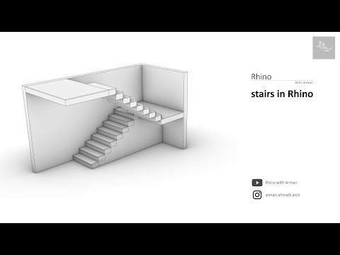 stairs in rhino - YouTube