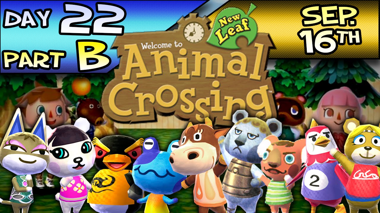 Animal Crossing: New Leaf – Day 22 : Part B – Sep. 16 – Start of the ...