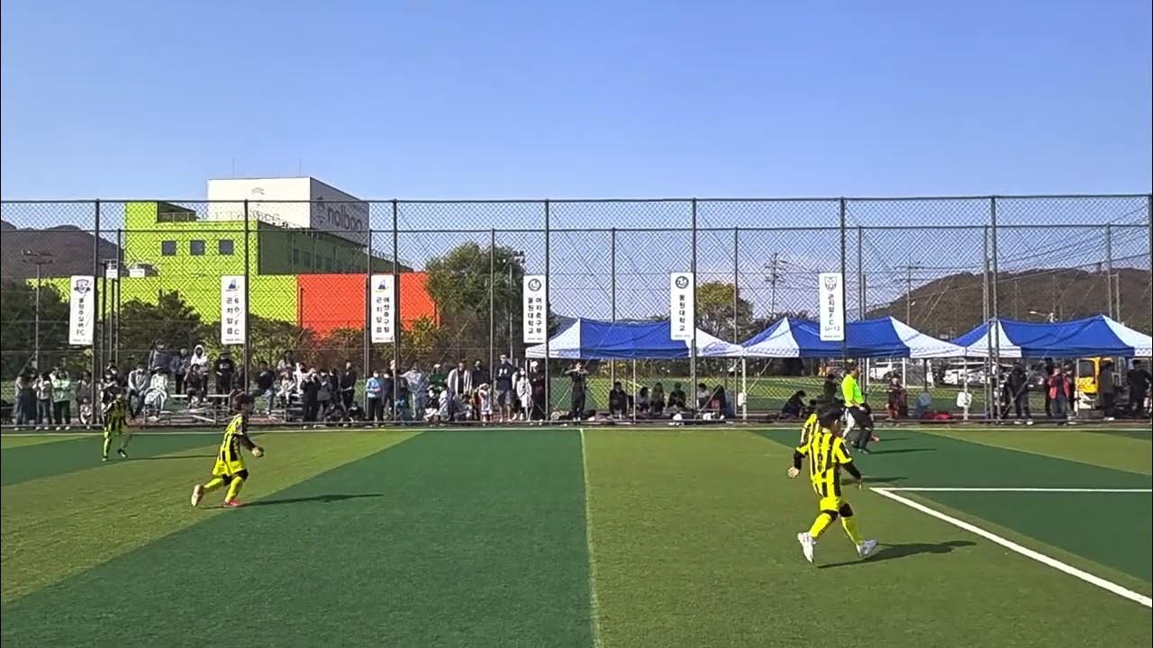 2022년10월30일 연세 타이어딜컵 1경기 u8수지원fc vs 여주 SD - YouTube
