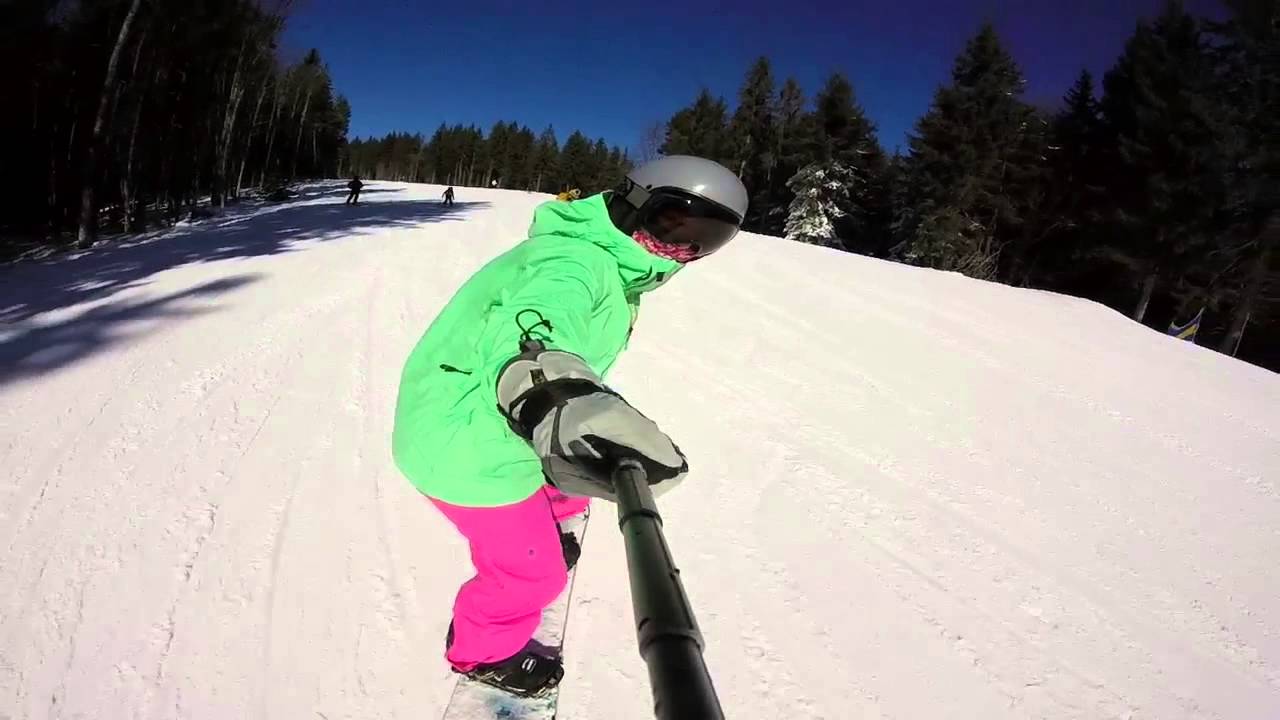 Bukovel snowboarding March 2015 - YouTube