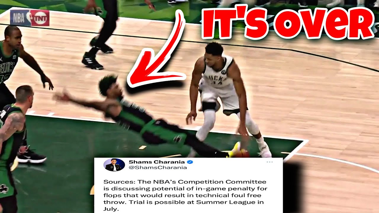 NBA Flopping Is Coming To A End... - YouTube