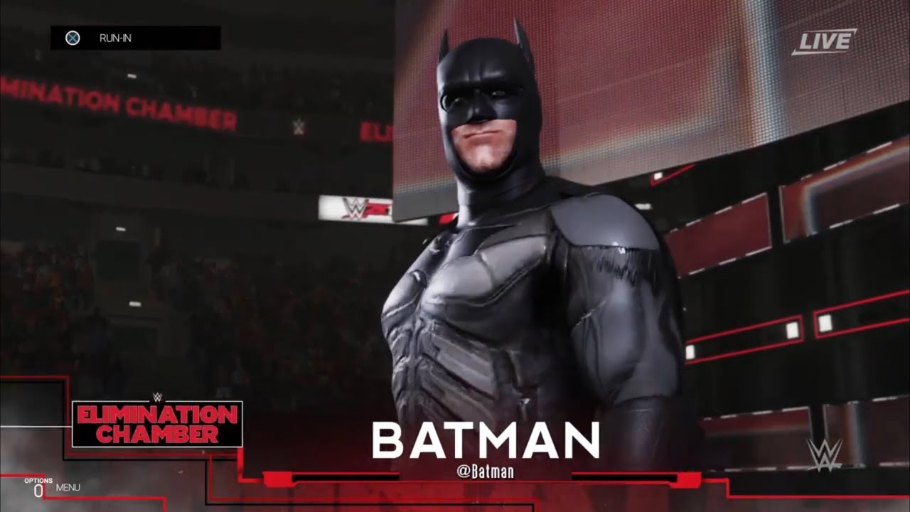 WWE 2K19 Batman Entrance (PS4) Attire 1 - YouTube