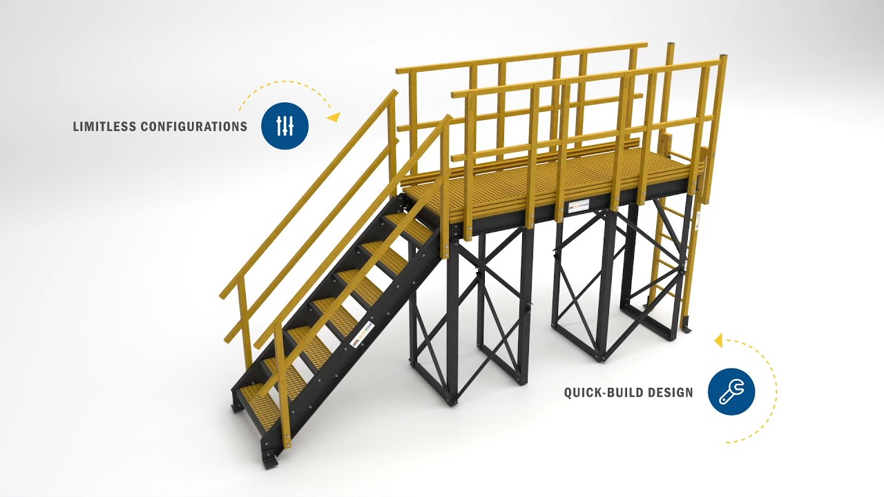 ReadyPlatform: Modular FRP Platforms - YouTube