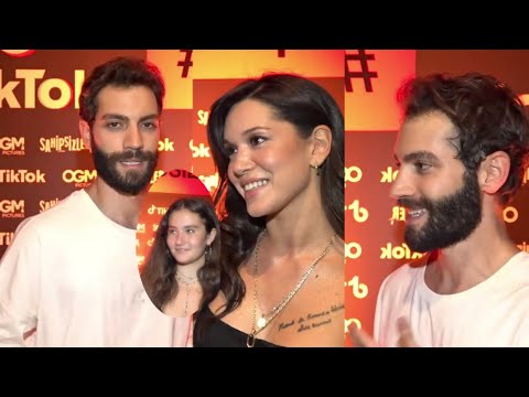 Burak Berkay Akgül and Hazal Subasi Party with Sahipsizler Series Cast