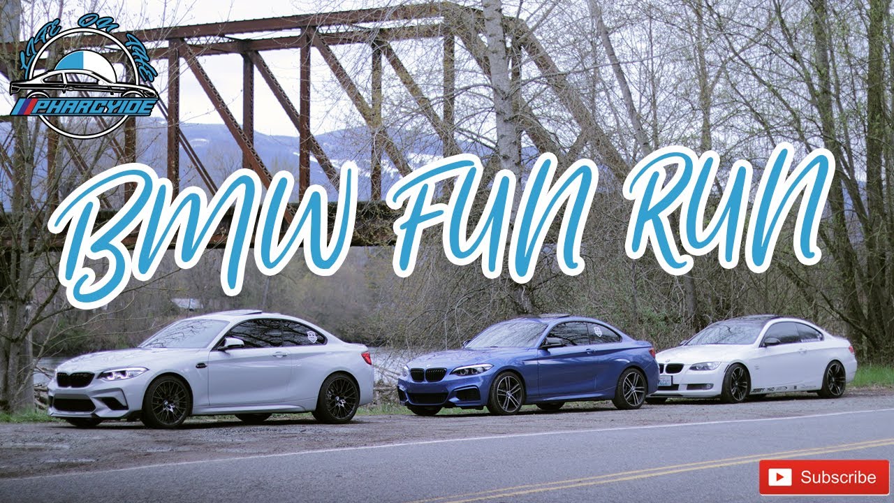 Life On The Pharcyide BMW Fun Run 335xi, M2C, and M240i - YouTube