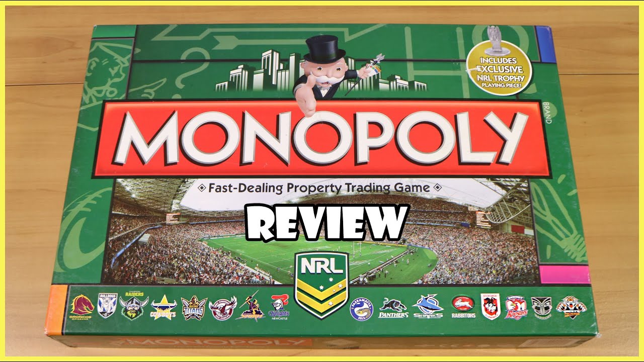 Monopoly NRL Edition Board Game Review! | Board Game Night - YouTube