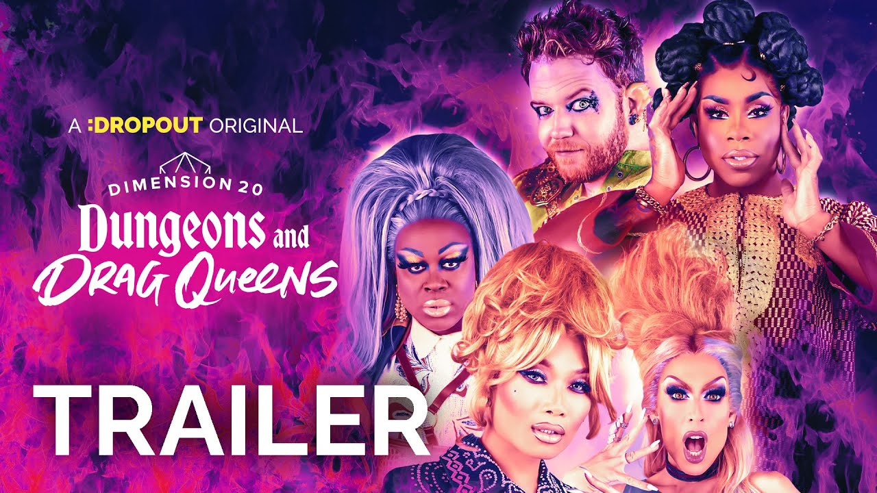 Trailer för Dungeons and Drag Queens. Drag-drottningar spelar rollspel ...