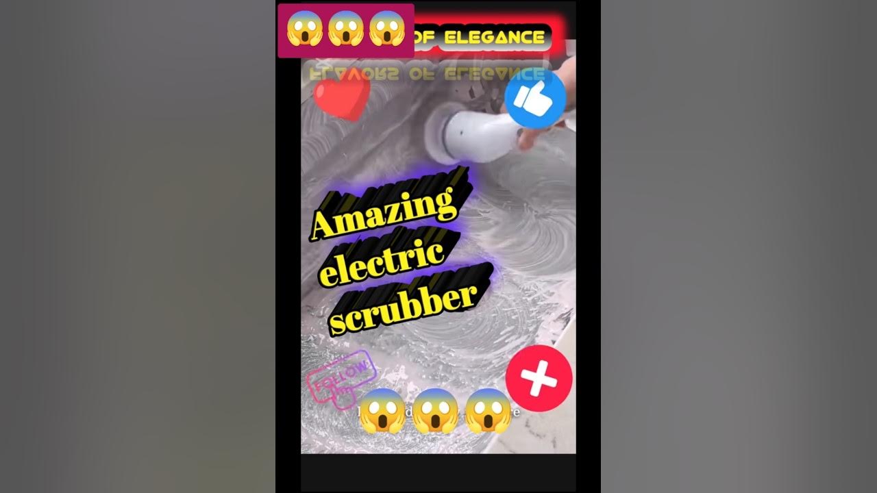 "😱 Next-Level Cleaning! Amazing Electric Scrubber in Action! 😱🔥 || #shorts #gadgetlover" - YouTube