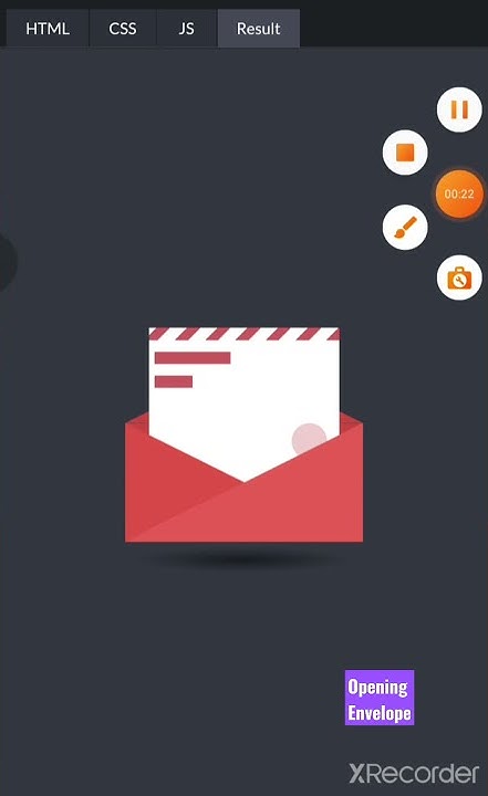 Opening Envelope Using Html And Css Shorts Way2tech Knowledge Youtubeshortsfeature London