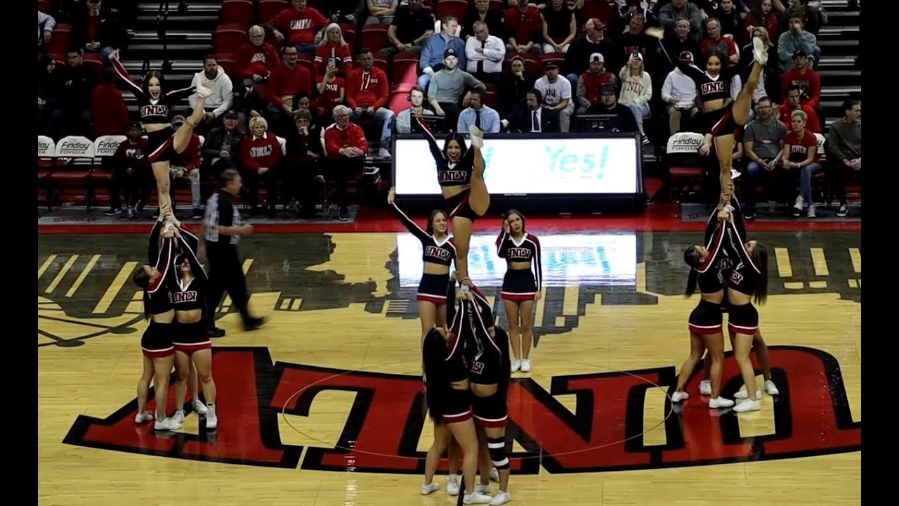 2023 UNLV Cheer Game Performance - YouTube