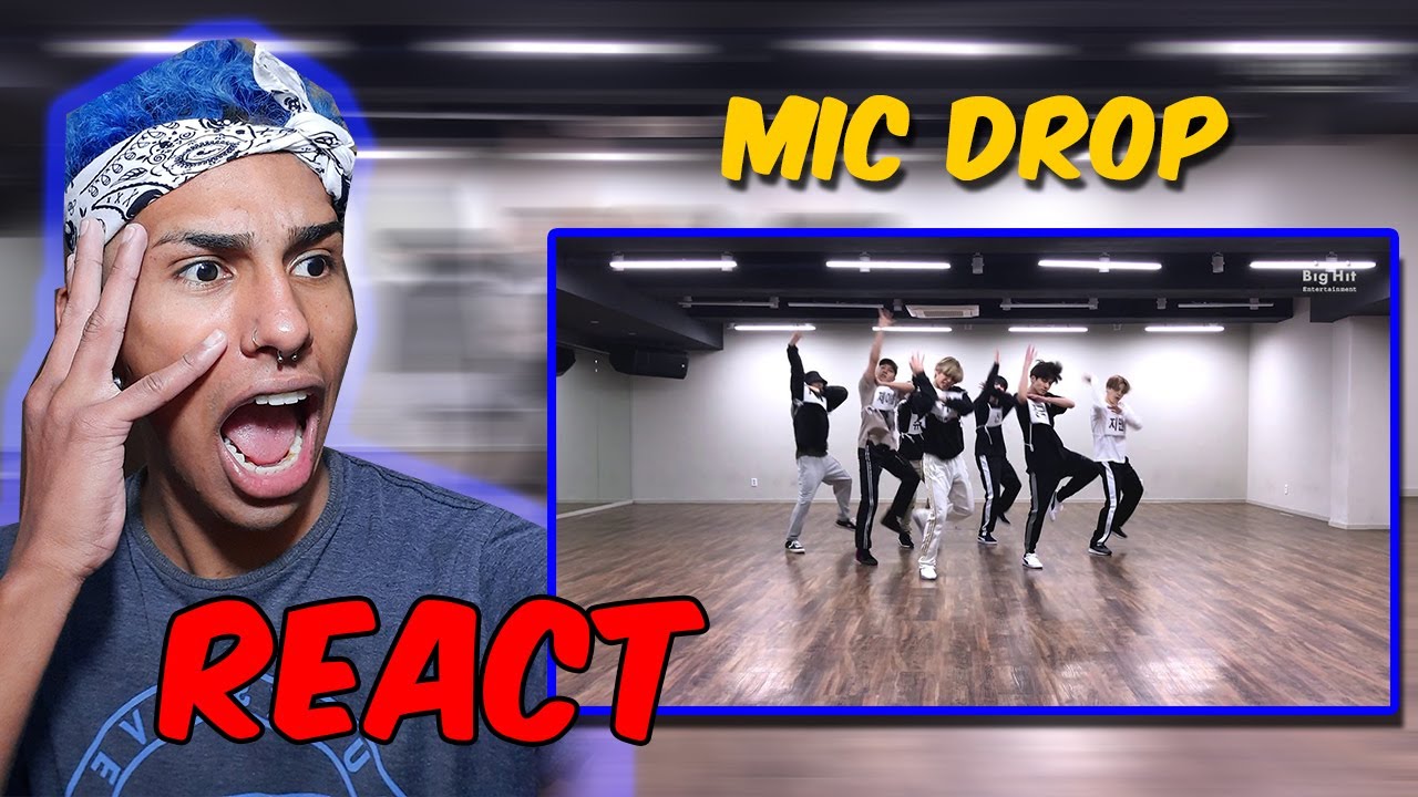 Dance Practice - MIC Drop | React - Davi Salazar - YouTube