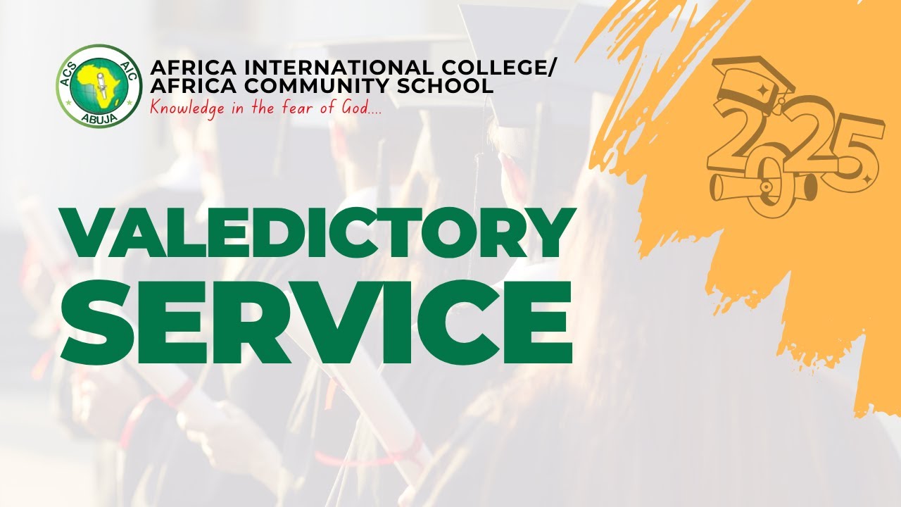 2025 AIC/ACS VALEDICTORY SERVICE - YouTube