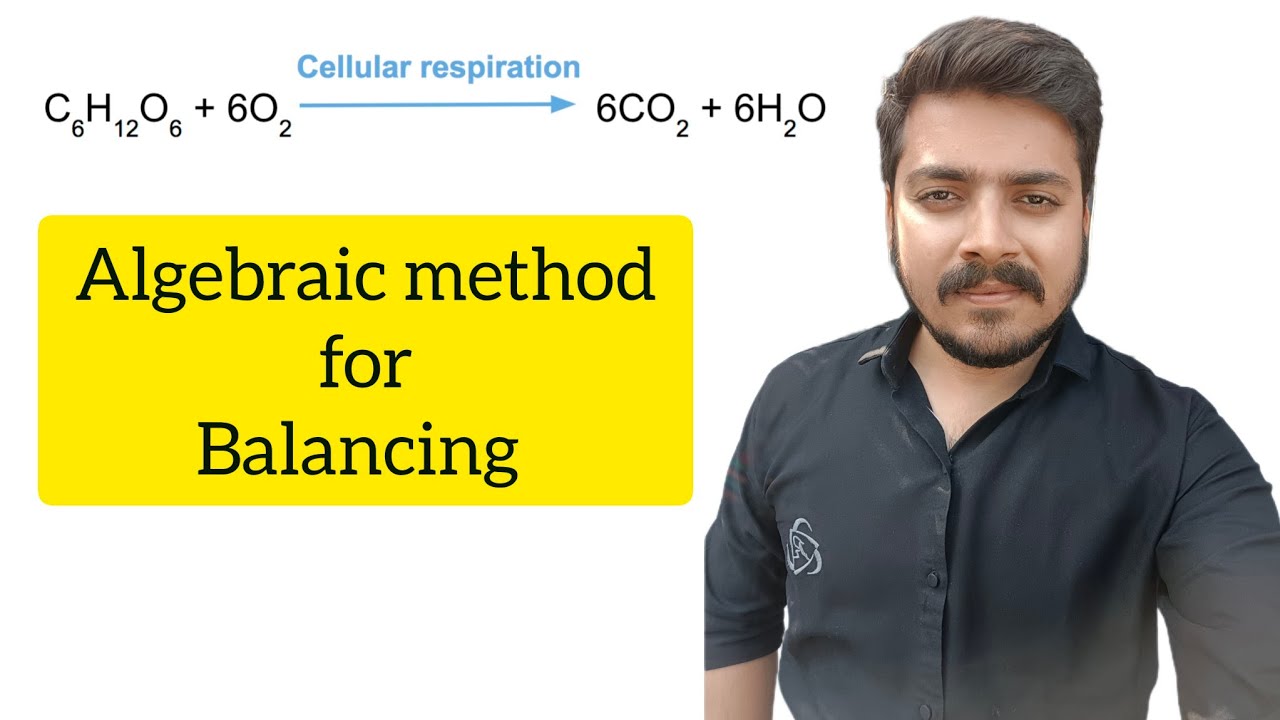 Algebraic method for balancing Chemical Reactions | Class_10 - YouTube