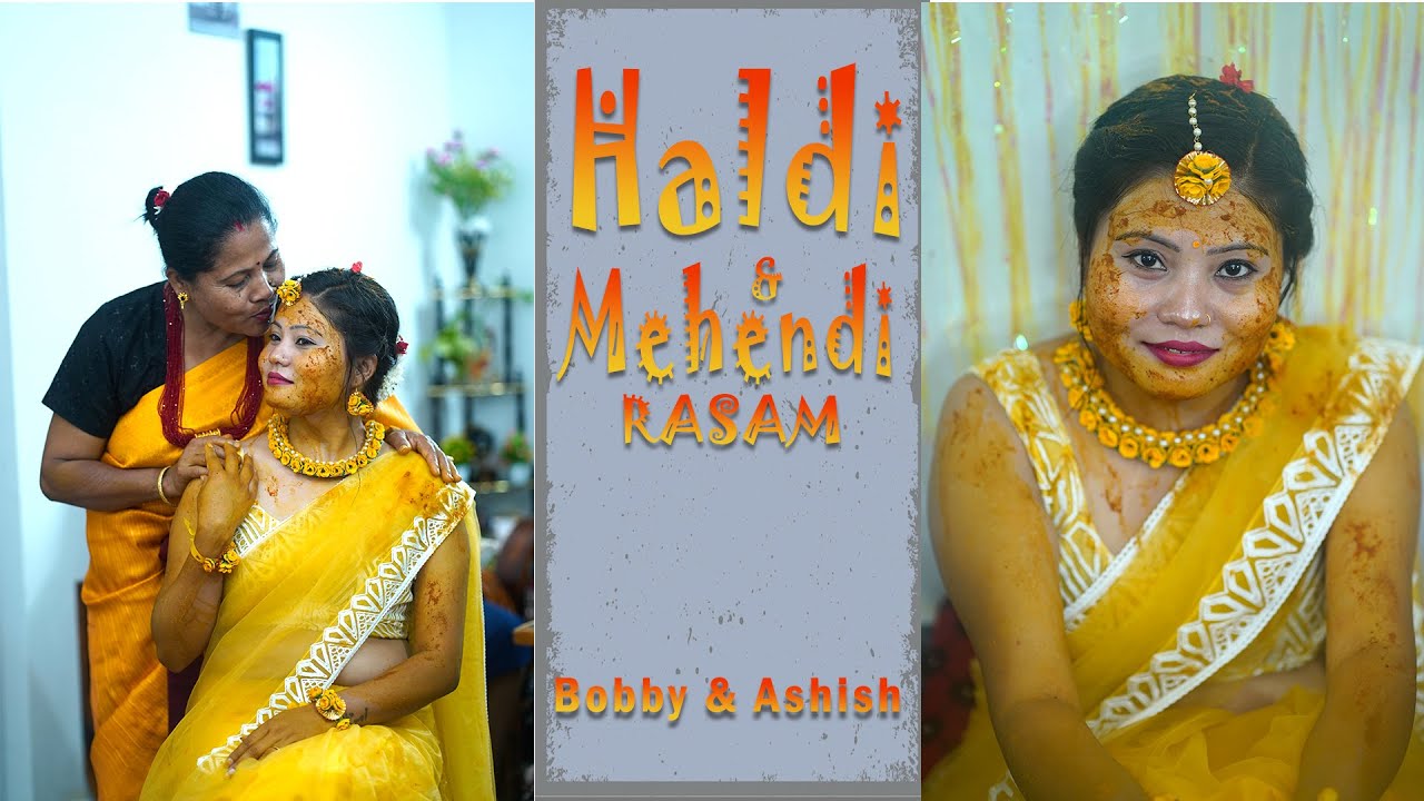 BOBBY & ASHISH, Haldi & Mehendi Rasam, JS Production- 2024 - YouTube