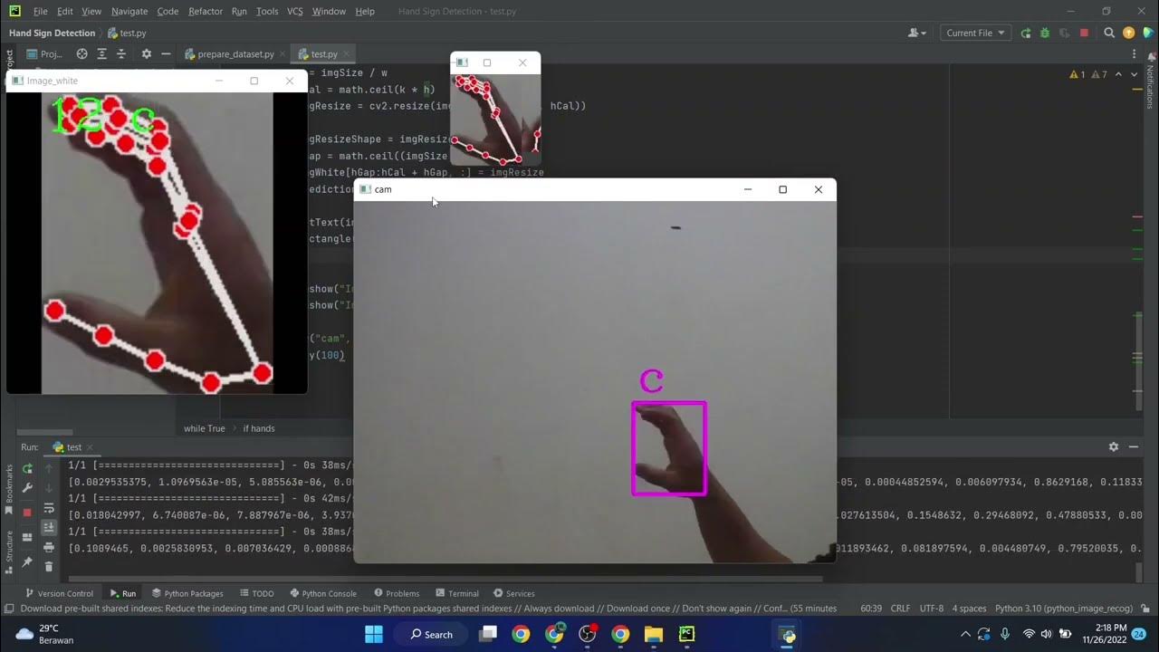 SIBI Sign Language untuk tuna rungu wicara menggunakan metode KNN - YouTube