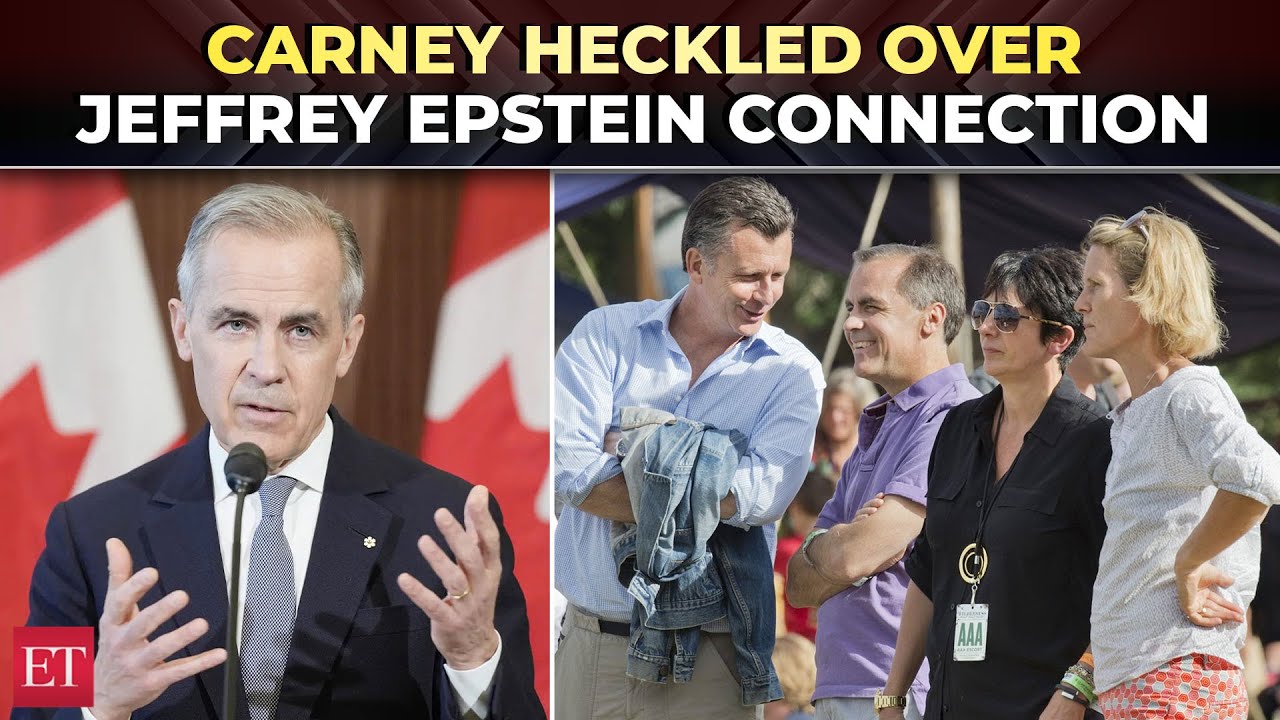 Canada Elections 2025 | PM Mark Carney heckled over Jeffrey Epstein ...