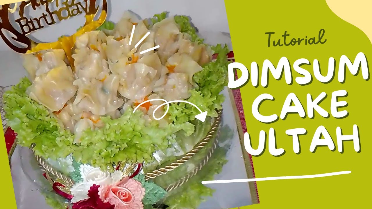 dimsum cake ultah - YouTube
