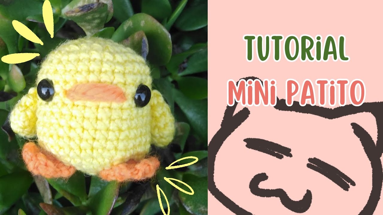 #2 Tutorial para tejer un patito a crochet - YouTube