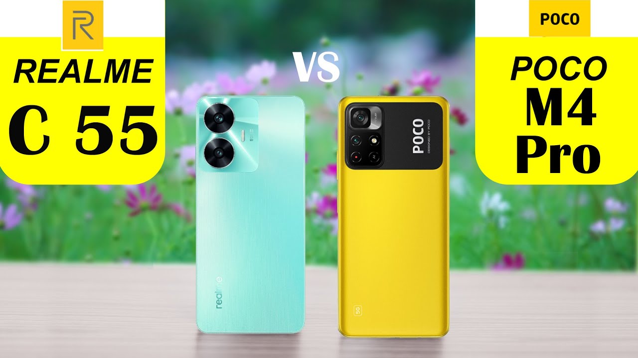 poco m4 pro vs realme c55 - YouTube