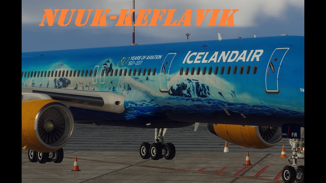 FF 757-200 Icelandair Flight Ops Greenland - Iceland | XP12 - YouTube
