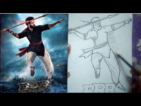 RRR NTR Art drowning