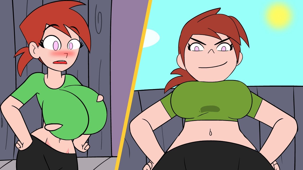 Breast Expansion l Vicky and the growth potion Comic Dub Animation - YouTube
