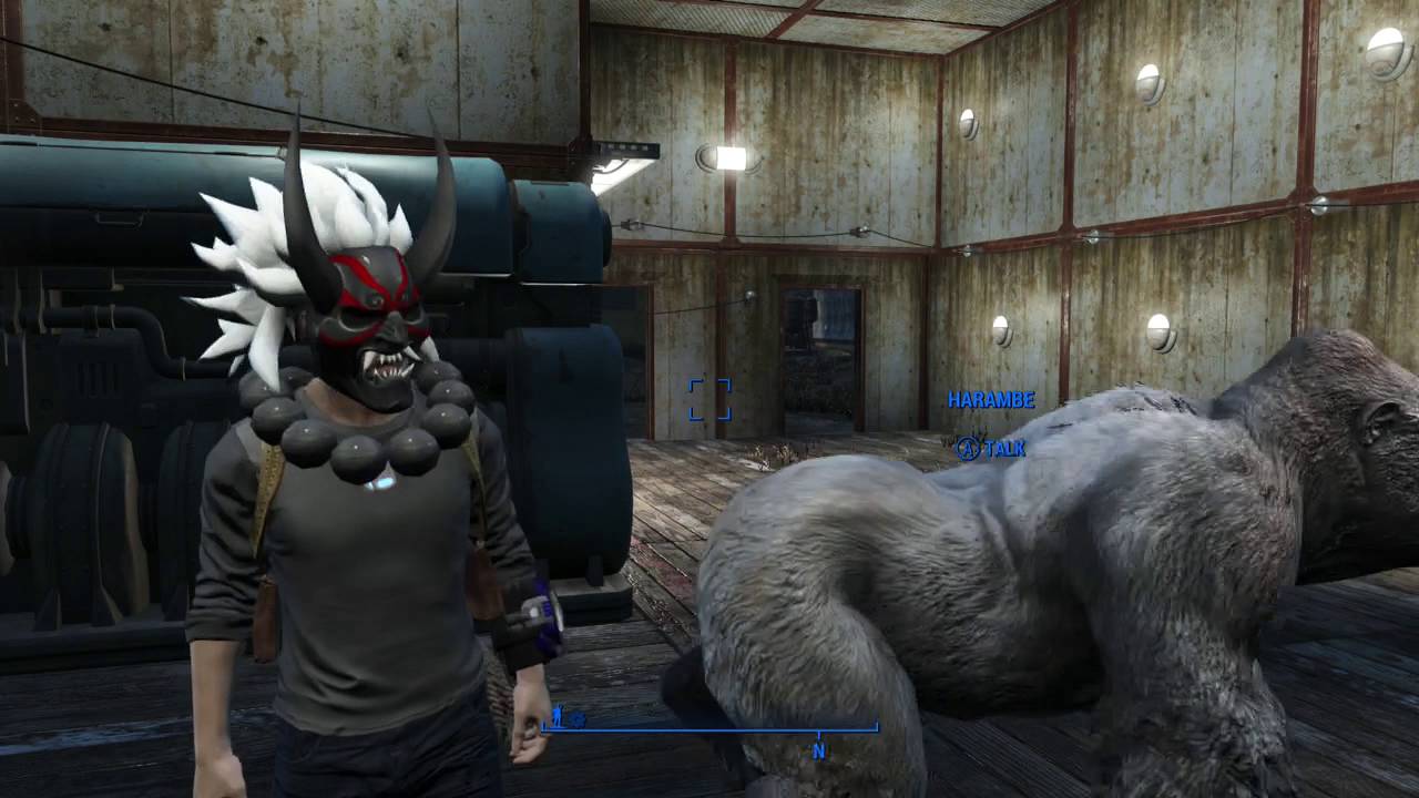 Fallout 4 Mod of the day: Oni Masks + Beads - YouTube